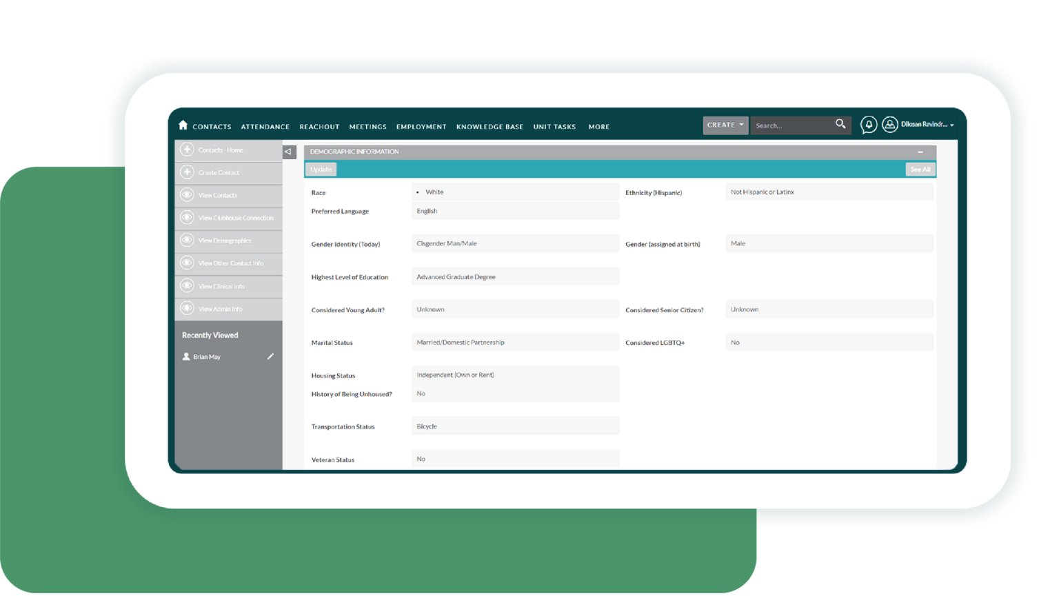 Members Profile Management – Flourish